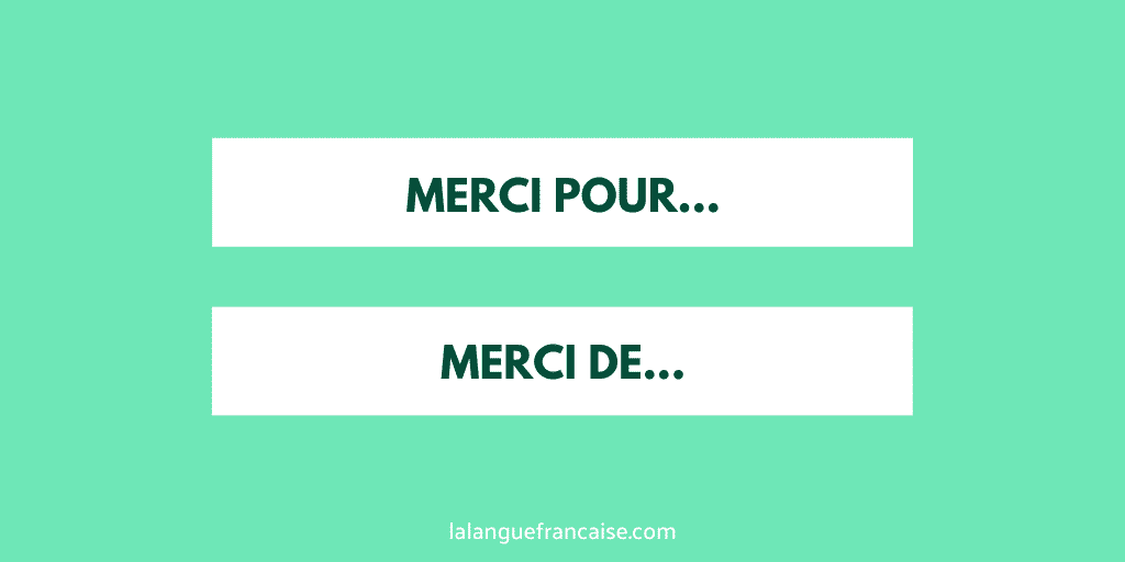  Merci Pour Ou Merci De orthographe La Langue Fran aise