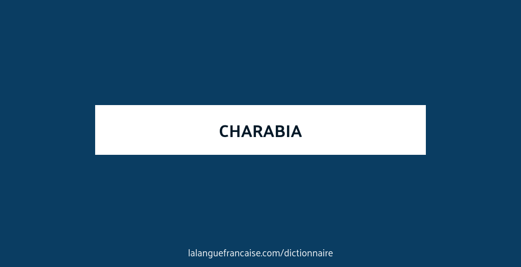Définition de charabia | Dictionnaire français