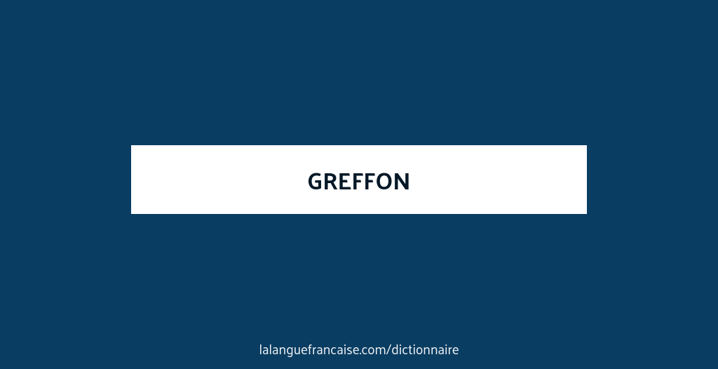 Définition de greffon | Dictionnaire français