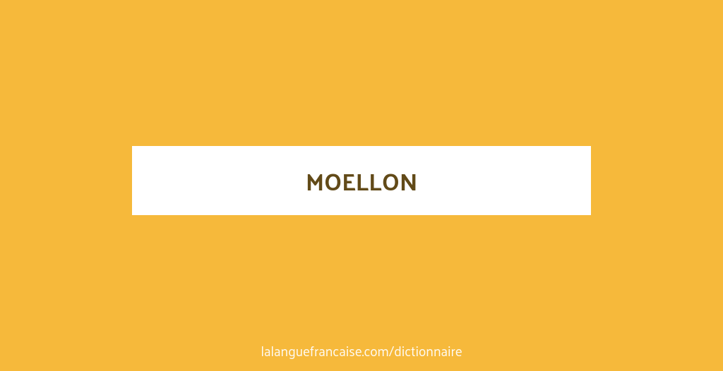 Définition de moellon | Dictionnaire français
