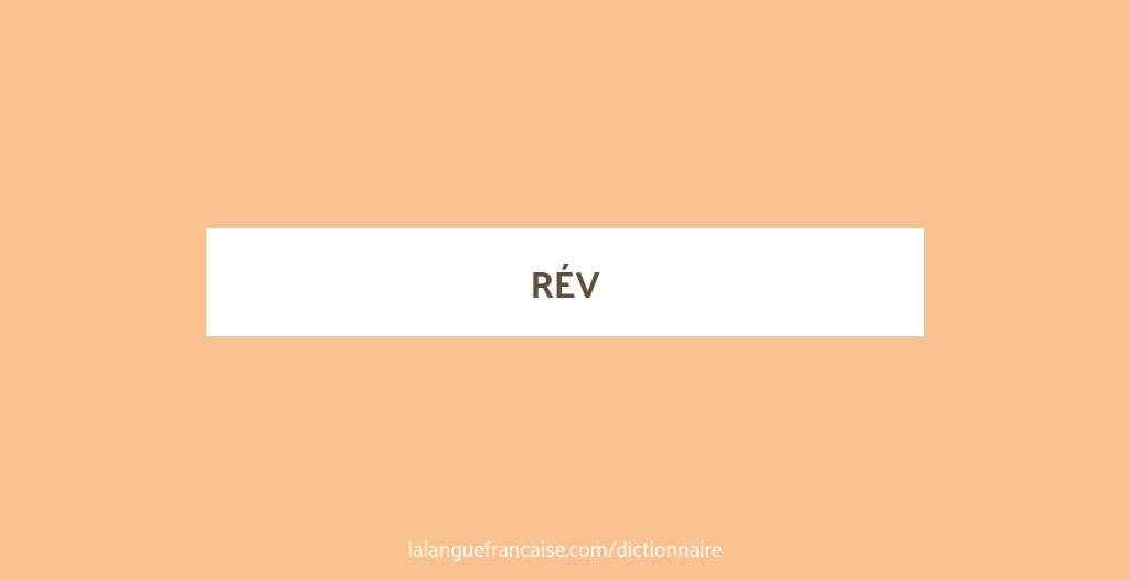 D finition De R v Dictionnaire Fran ais